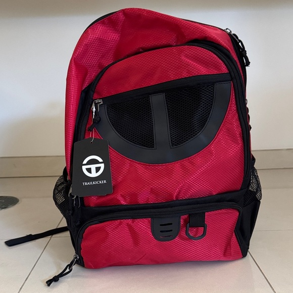 Telfar | Bags | Telfar Red And Black Mens Basketball Backpack | Poshmark